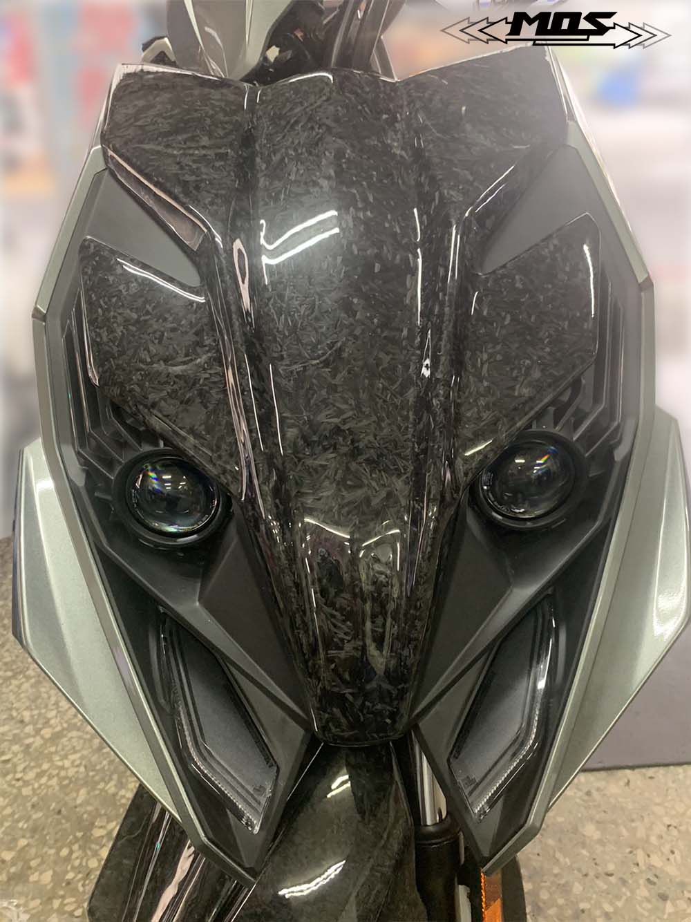 【MOS】─ KYMCO RCS MOTO 125/150 鍛造碳纖維大盾 | MOTOFUNSHOP