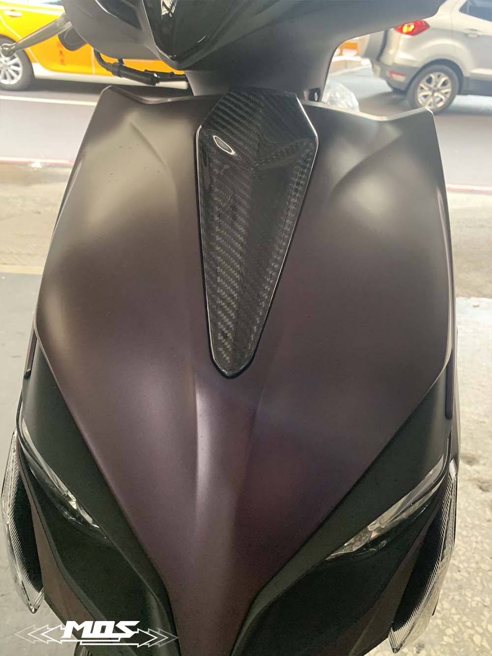 【MOS】─ KYMCO RTS 125/135 碳纖維小盾(CF) | MOTOFUNSHOP